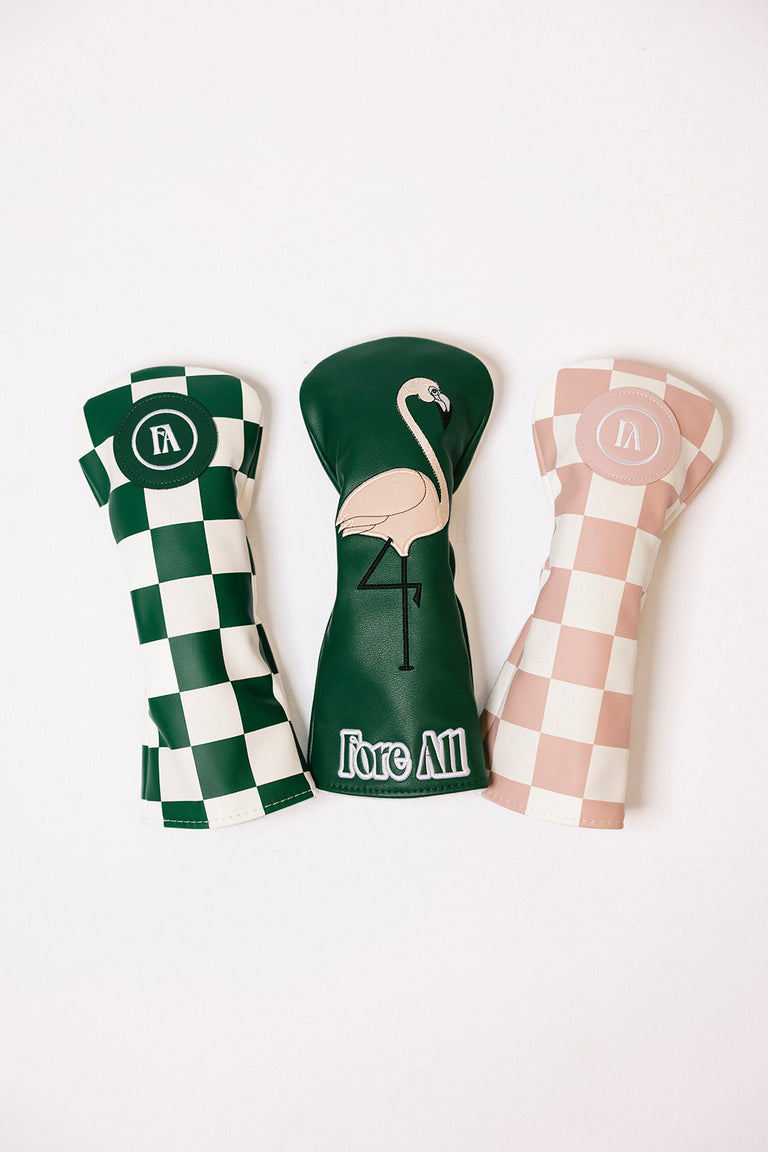 Fairway Headcover - Pink Checkered – foreall.com