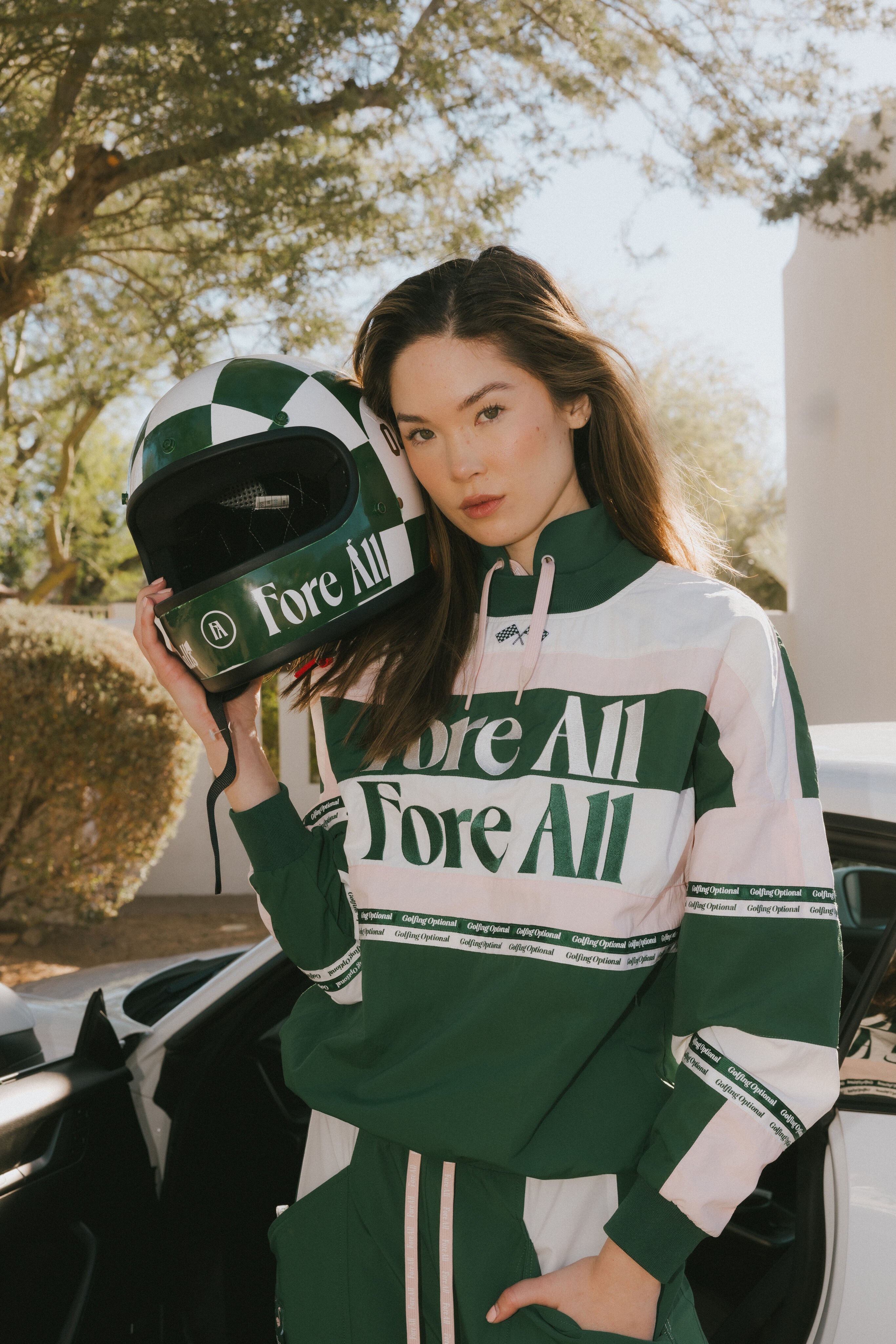 Danica Racing Shirt - Green/Pink – foreall.com