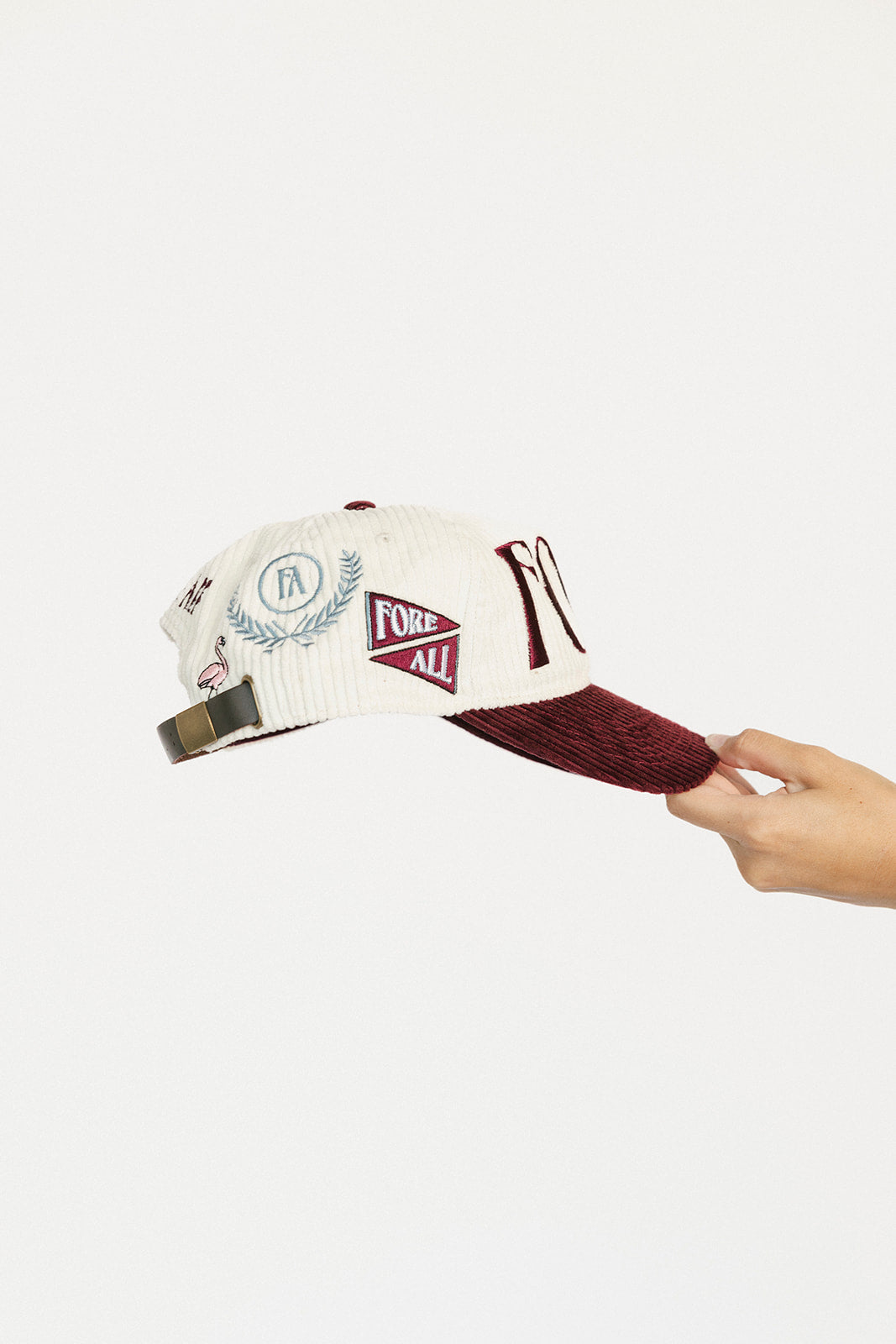 University Hat - Angora/Merlot – foreall.com