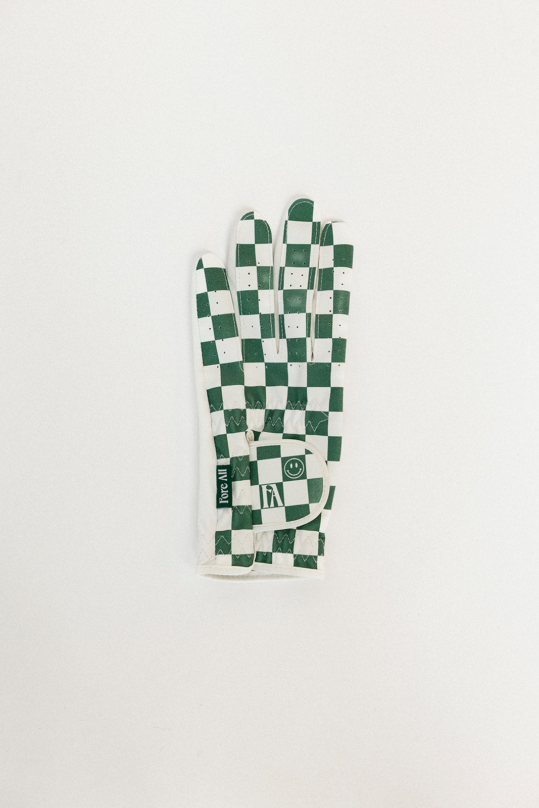 Check Me Out Glove - Green/White Checkered – foreall.com