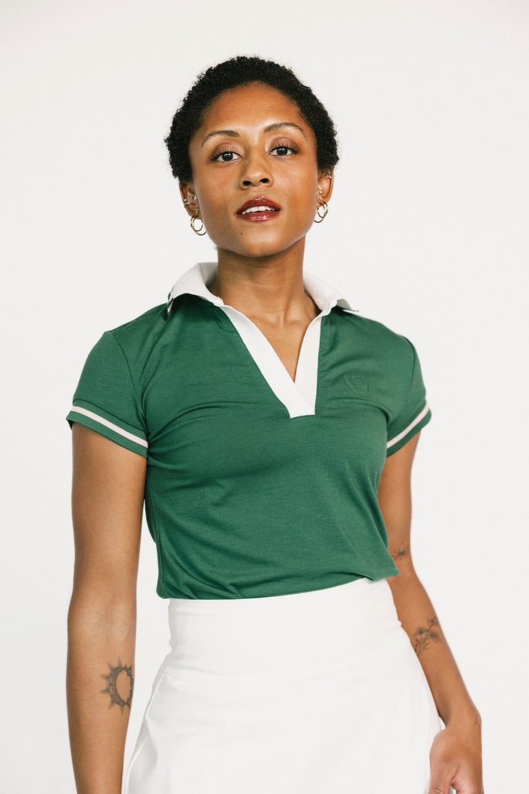 Angie Polo - Green – foreall.com