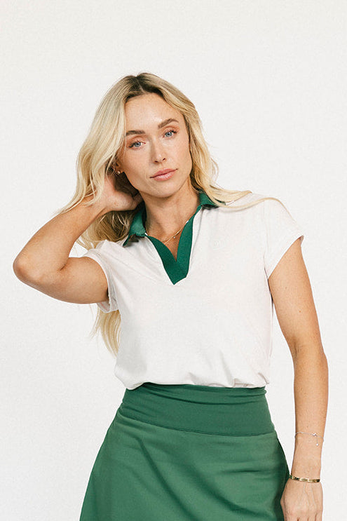 Angie Polo - White – foreall.com