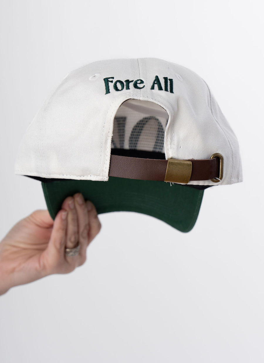 Fore Hat - White/Green – foreall.com