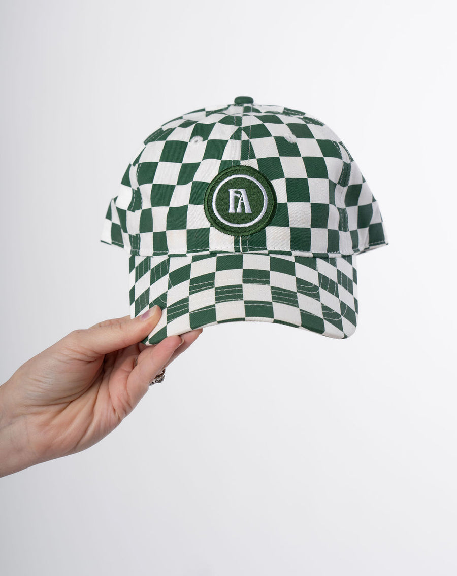 Cass Hat - Green Checkered – foreall.com