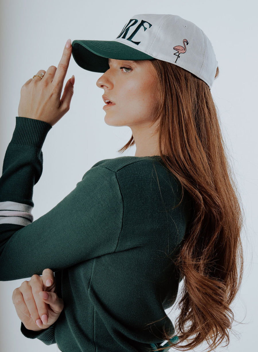 Fore Hat - White/Green – foreall.com