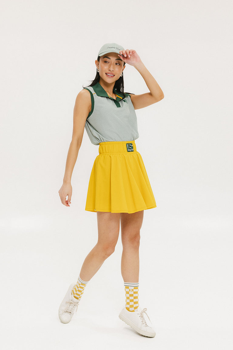 Bessie Hat - Green Seersucker – foreall.com