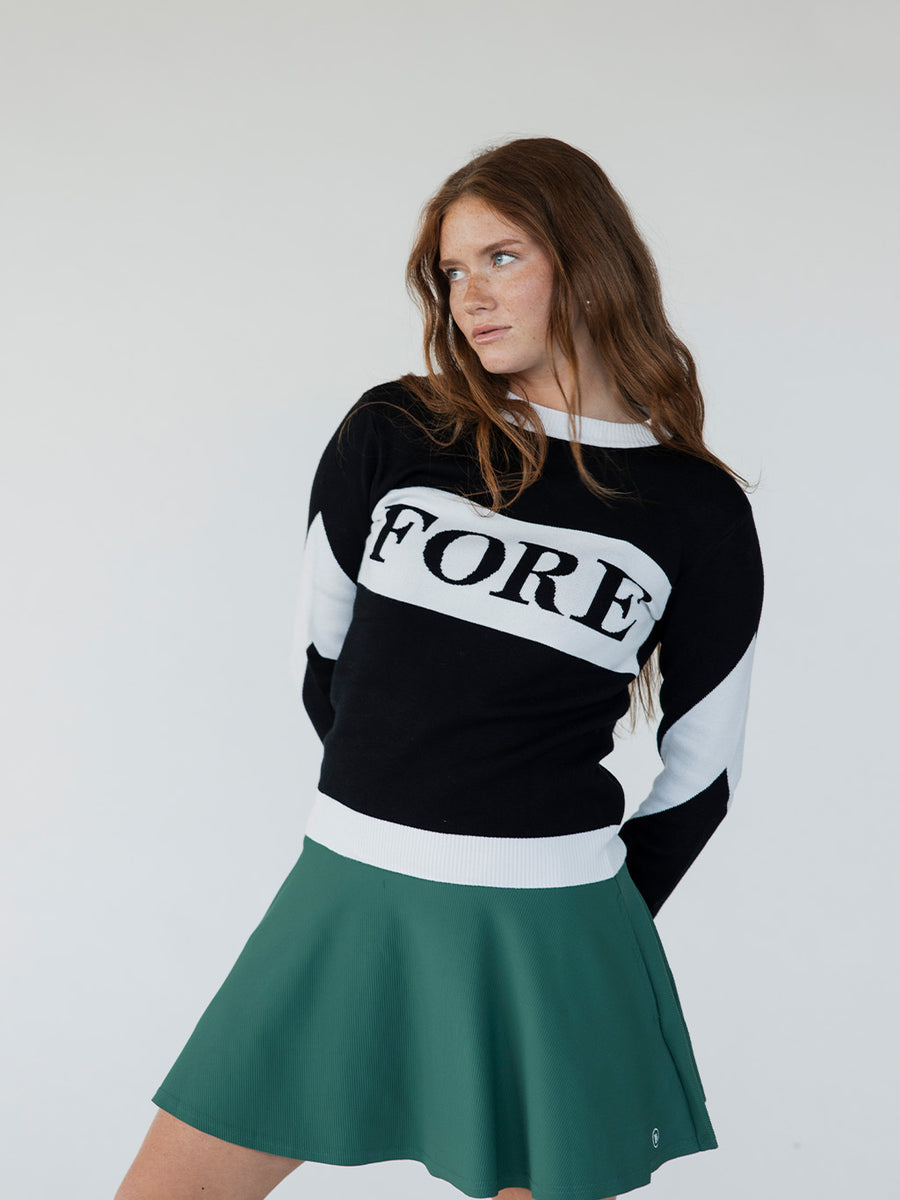 Fore Sweater - Black/White – foreall.com