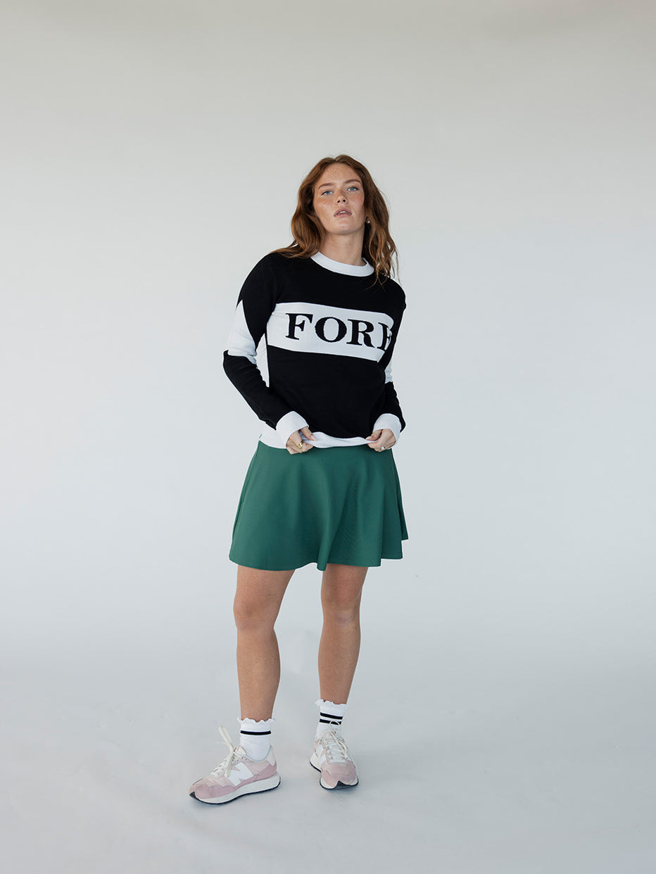 Fore Sweater - Black/White – foreall.com