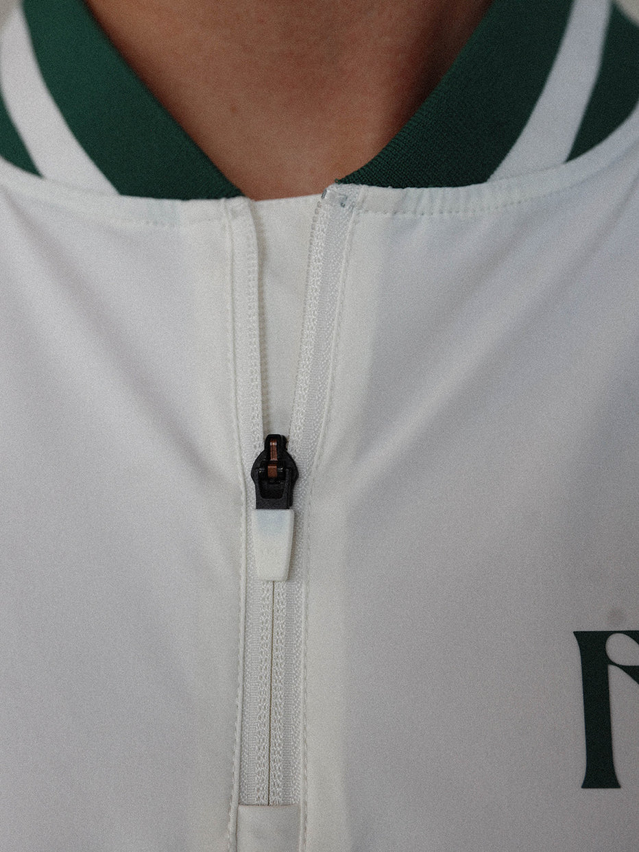 Hamilton Quarter Zip - Green/White – foreall.com